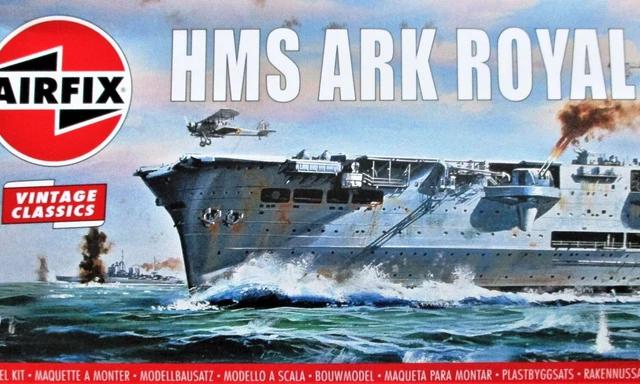 AIRFIX CLASSICS A04208V. HMS Ark Royal - WWII Aircraft Carrier. 1/600 ...
