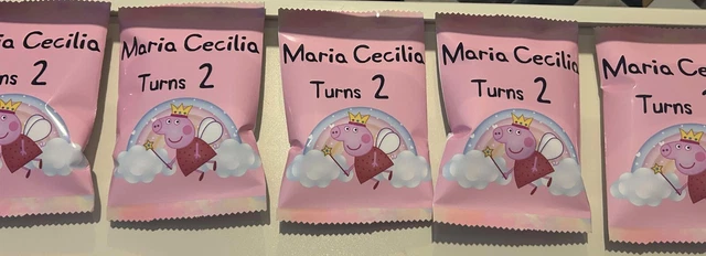 PERSONALISED CRISP PACKET Party Favours - Any Theme Peppa Pig £2.99 ...