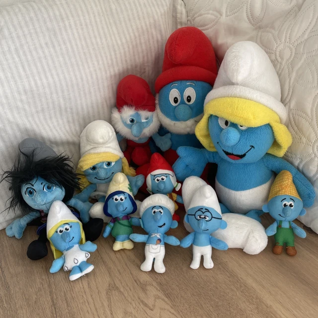 BIG BUNDLE OF Vintage Smurf Soft Plush Toys. £12.39 - PicClick UK