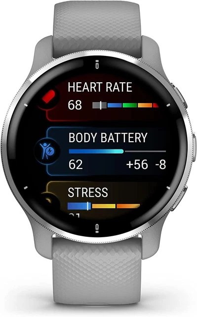 GARMIN VENU 2 Plus GPS Smart Watch Heart Rate Activity Monitor - Grey £ ...