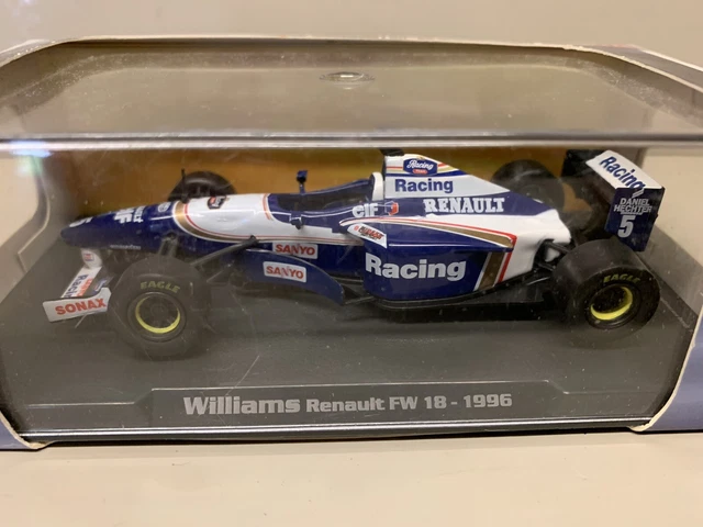 ATLAS EDITIONS 1/43 Williams Renault Fw18 Damon Hill 1996 Diecast F1 ...