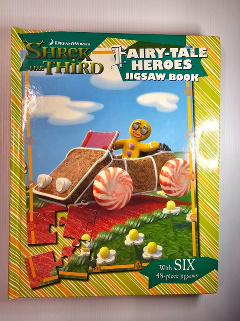 SHREK THE THIRD: Fairy-Tale Heroes Jigsaw Book by Dreamworks ...