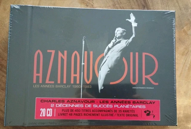 CHARLES AZNAVOUR: LES Années Barclay 1960-1983 - 20CD - Neuf - Sous ...