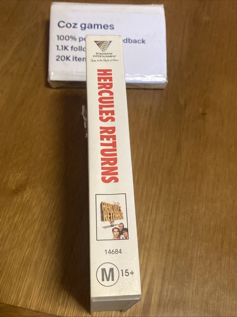 HERCULES RETURNS - VHS Video Australian Comedy Movie Bruce Spence Mary ...