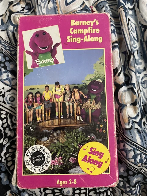 BARNEY - BARNEYS Campfire Sing-Along (VHS, 1990) EUR 10,85 - PicClick DE