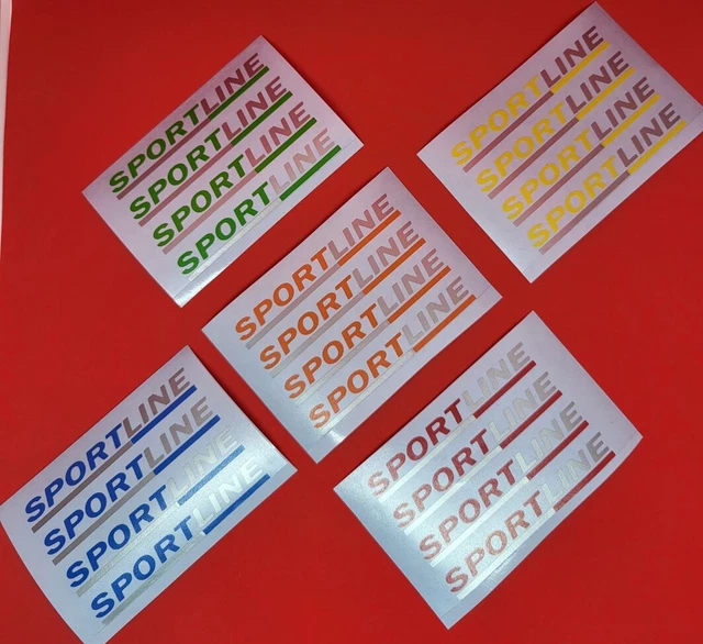 VW T5 T6 Transporter Caddy Sportline or Highline mirror decal stickers ...