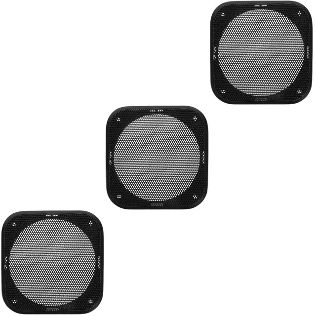 3 COUNT SQUARE Horn Mesh Cover Speaker Grill Covers Subwoofer Grille £ ...