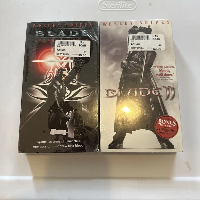 BLADE AND BLADE II Factory Sealed VHS Tape Lot £24.58 - PicClick UK