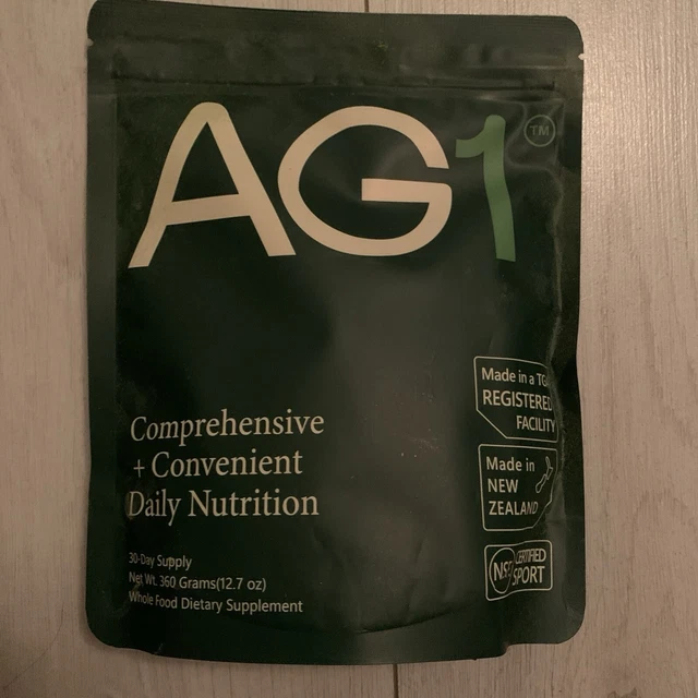 ATHLETIC GREENS AG1 360g 30 Days Food Supplement Minerals + Cultures ...
