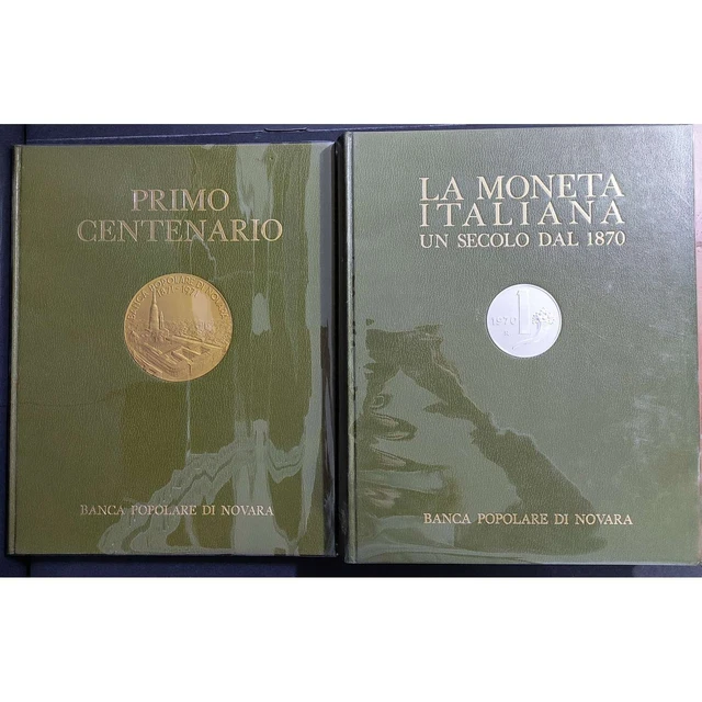 LA MONETA ITALIANA un Secolo dal 1870 - Primo Centenario - 1971 - 2 Vol ...