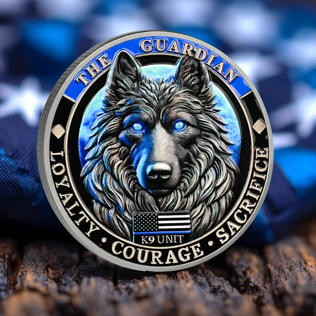 K9 DOG LAW Enforcement Police Canine Loyalty Honor Challenge ...