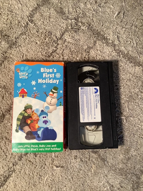 BLUE'S CLUES: BLUES First Holiday VHS 2003 Nick Jr Nickelodeon Kids TV ...