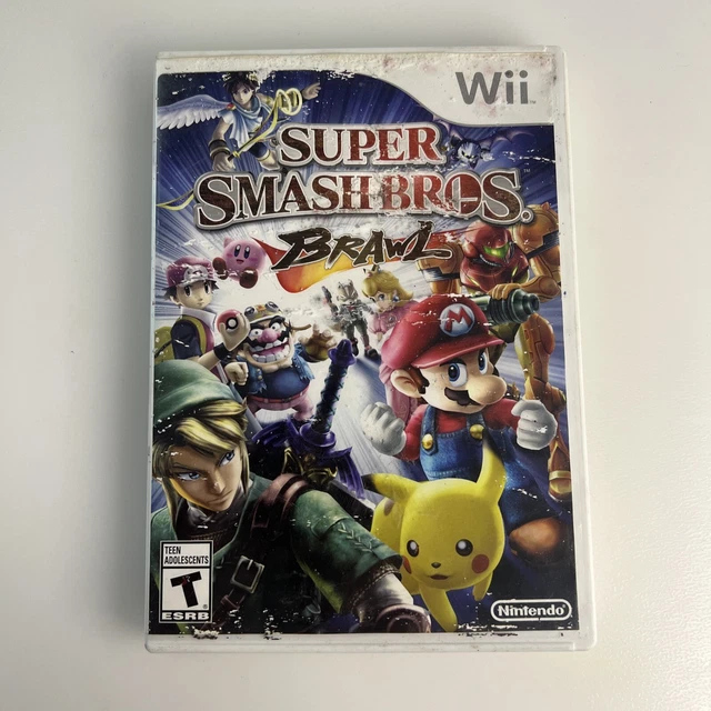 SUPER SMASH BROS. Brawl (Nintendo Wii, 2008) - Couverture endommagée ...