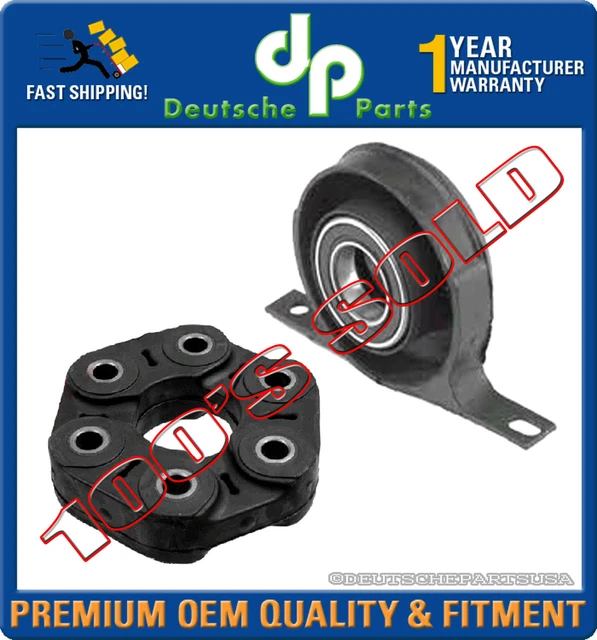 FLEX DISC JOINT Guibo Drive Shaft Center Support Bearing for BMW E24 ...