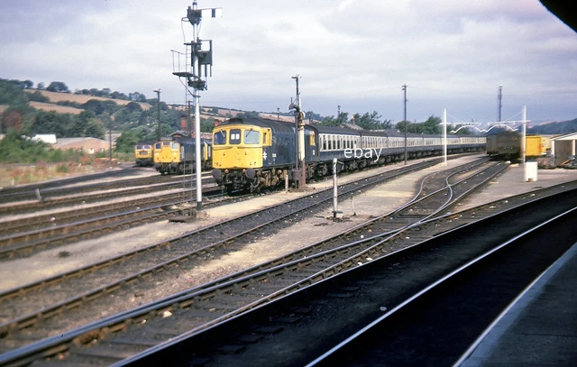 ORIGINAL 35MM SLIDE BR Diesel Class 33 no.33026 at Exeter +rights for ...