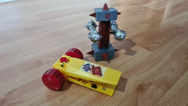 ROBOT WARS BBC TV Retro Pullback Toys Wheely Big Cheese with ...