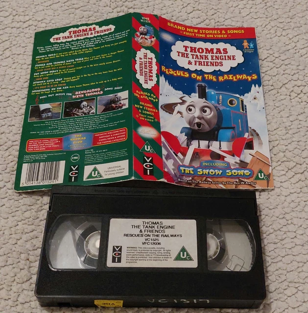 THOMAS THE TANK Engine And Friends - Rescues On The Railways (VHS, 1999 ...