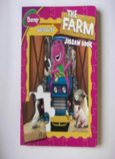 BARNEY LET'S GO TO THE FARM JIGSAW BOOK By Lyons Partnership £8.95 ...