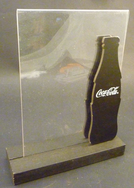 GENUINE COCA-COLA PORTALISTINO stand up menu legno/plastica COKE ...
