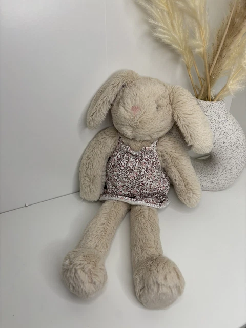 NEXT MY BEST Friend Beige Bunny Rabbit Pink Soft Toy Purple Floral ...