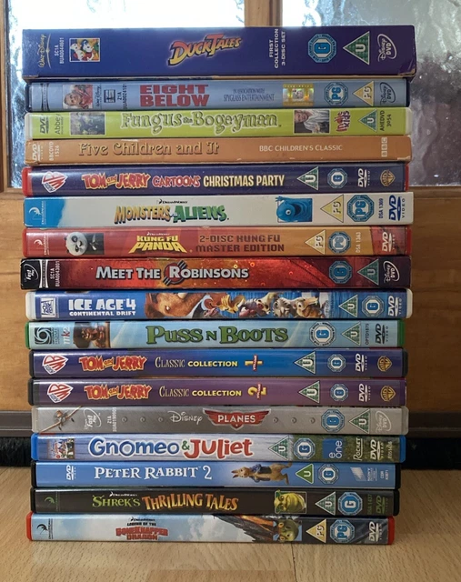 CHILDRENS MOVIES DVD Bundle, Kids, Animation, Collection, Disney ...