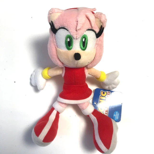 Sonic The Hedgehog Sonic Amy Rose Plush Toy Sega Sanei S Size 8 200mm 8306