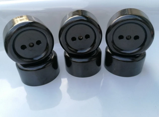 BAKELIT STECKDOSE ALT retro Art Deco Porzellan ohne Schuko Aufputz EUR ...