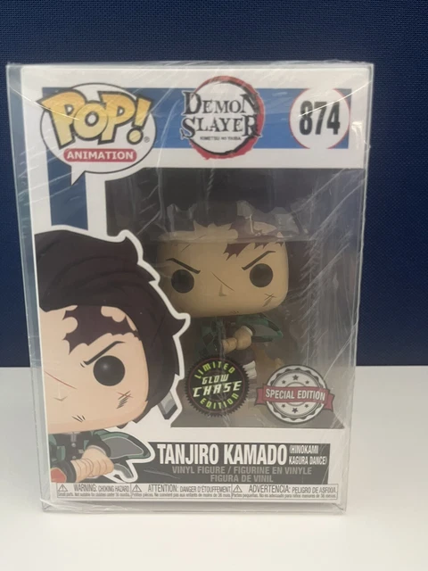 FUNKO POP DEMON Slayer Tanjiro Kamado CHASE #874 GLOW IN DARK Special Edition £94.27 - PicClick UK