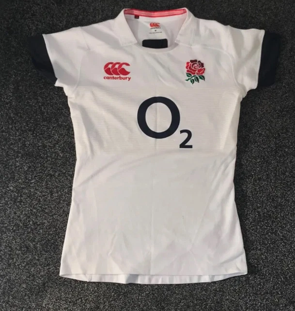 ENGLAND RED ROSES player issue not match worn rugby shirt Ladies Size M ...