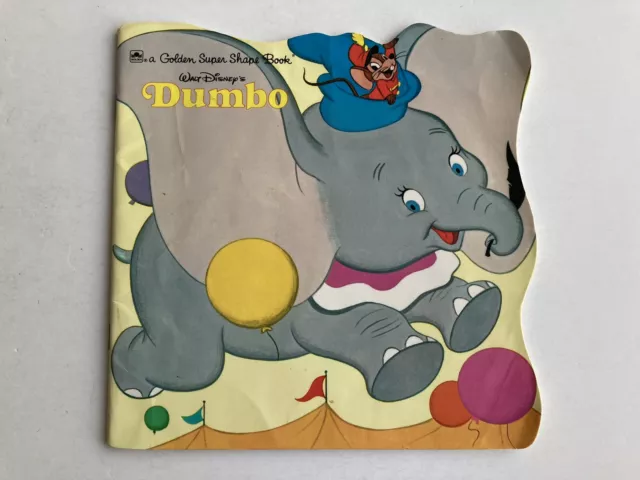 VINTAGE A GOLDEN Super Shape Book Walt Disney's Dumbo £8.27 - PicClick UK VINTAGE A GOLDEN Super Shape Book Walt Disney's Dumbo £8.27 - PicClick UK