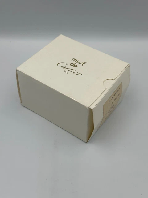 VINTAGE ORIGINE CARTIER Boîte à montre rouge coffret bois cuir Livret ...