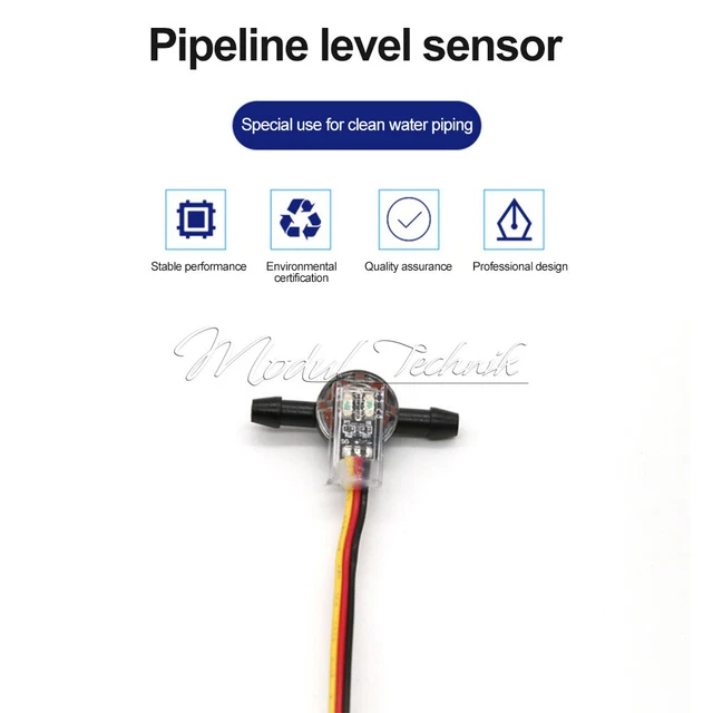 DC3.3V-5V WATER LEVEL Sensor Water Flow Switch Pipeline Liquid Level ...
