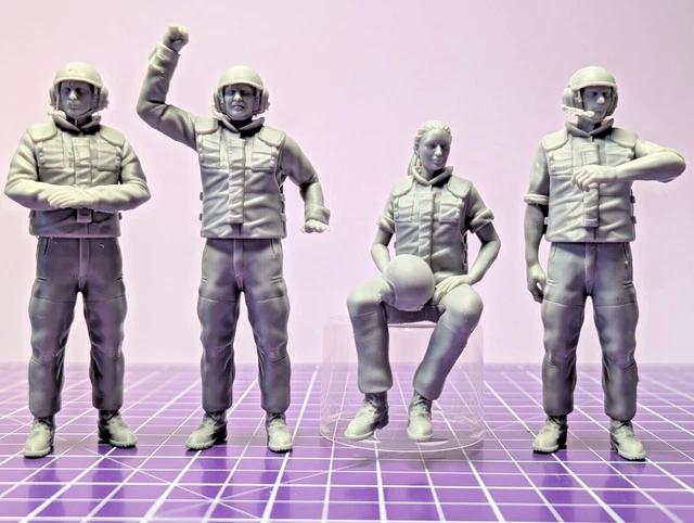 IDF PANZER BESATZUNG Merkava ISRAEL 4er Set Scale 1/16 EUR 52,95 ...