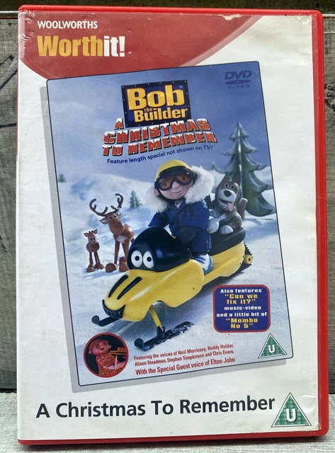 RARE WOOLWORTHS BOB The Builder A Christmas to Remember DVD 86 mins BBC ...