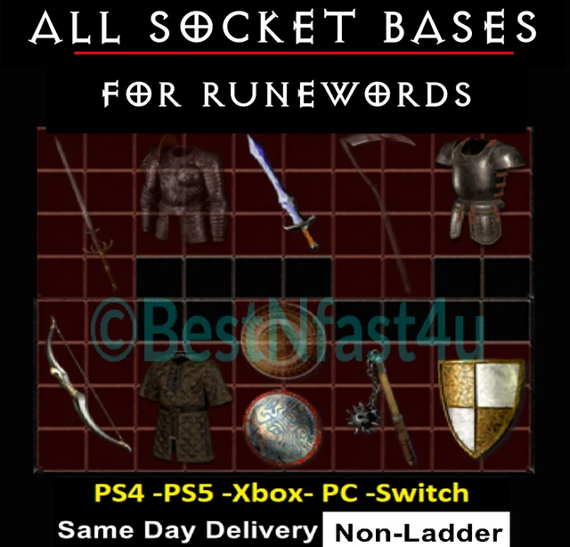 Diablo Ii 3 Socket Armor Runewords ZU VERKAUFEN! - PicClick DE