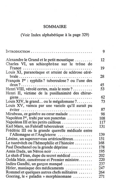 CES MALADES QUI Font L'histoire / Pierre Rentchnick / France Loisirs ...