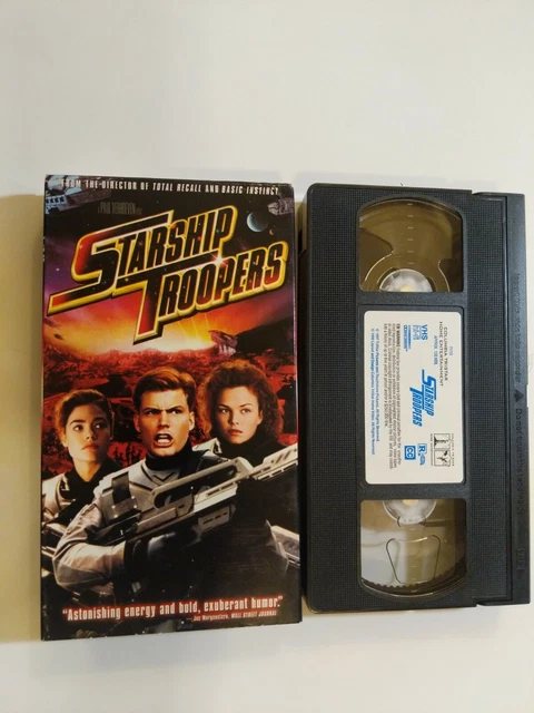 STARSHIP TROOPERS (VHS, 1998, )(Sci-Fi) Denise Richards! Casper Van ...