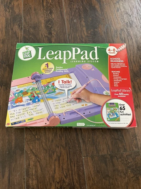 LEAPFROG LEAPPAD LEARNING System Game Pink Purple Factory sealed 30003 ...