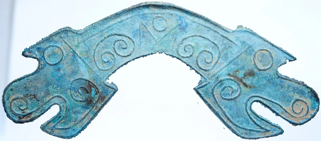 1000 BC ANCIENT CHINA DRAGON HEAD Antique ARTIFACT Bridge Money Medal ...