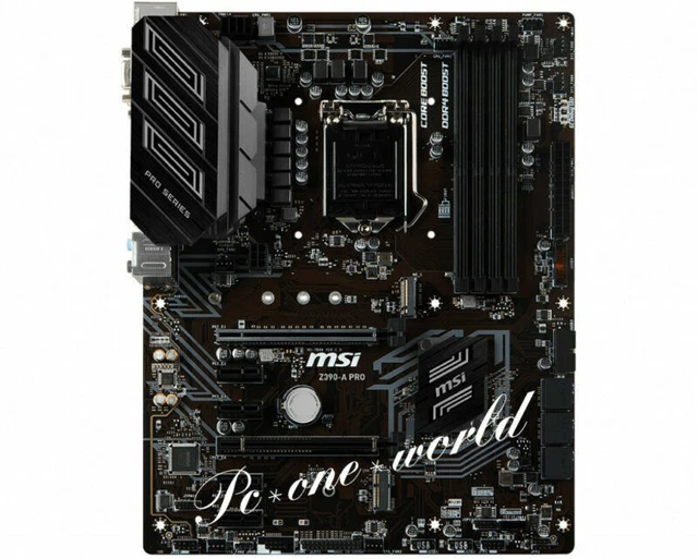 MSI Z390-A PRO Desktop Motherboard Intel Z390 Socket H4 LGA-1151 DDR4 ...