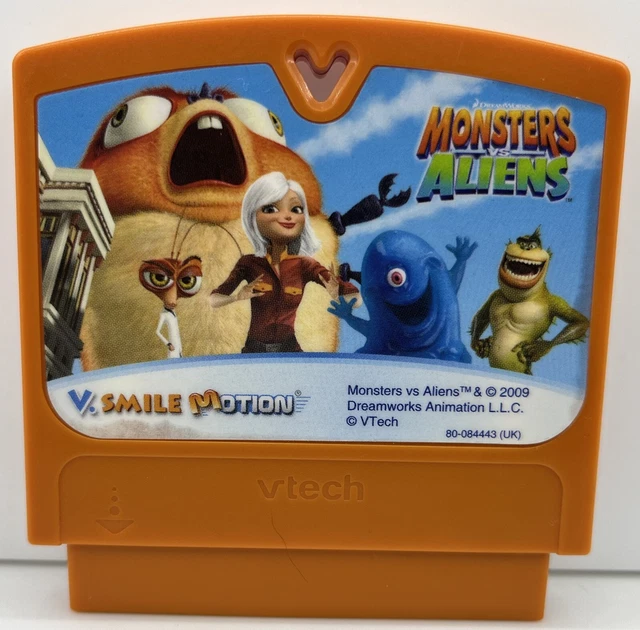 MONSTERS VS ALIENS Game Cart - Vtech V Smile TV Learning System ...