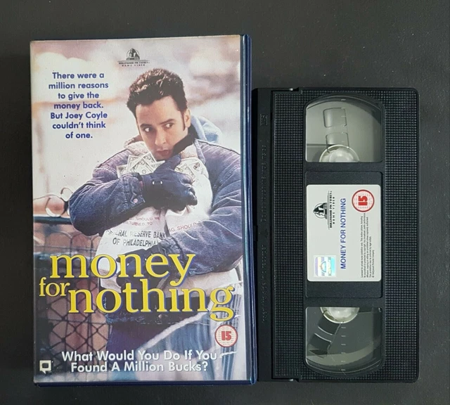 MONEY FOR NOTHING (VHS) BIG BOX - John Cusack + James Gandolfini ...