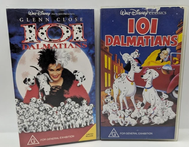 101 DALMATIANS VHS x 2 Live action and Animated Glenn Close £13.73 ...