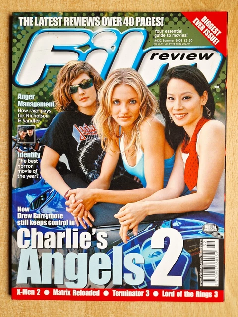 FILM REVIEW MAGAZINE Summer 2003 Charlie’s Angels X-Men Jason Statham ...