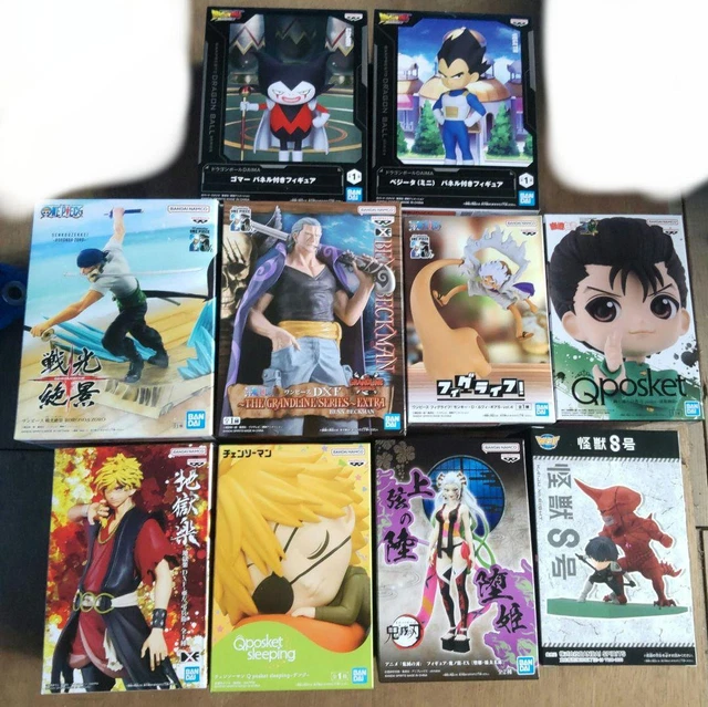 SET MISTO ANIME DB ONE PIECE Kaiju n. 8 ecc. Lotto di 10 set personaggi ...