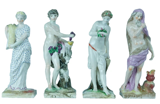 18TH CENTURY LES Four Seasons Earthenware Lorraine Paul Louis Cyfflé ...