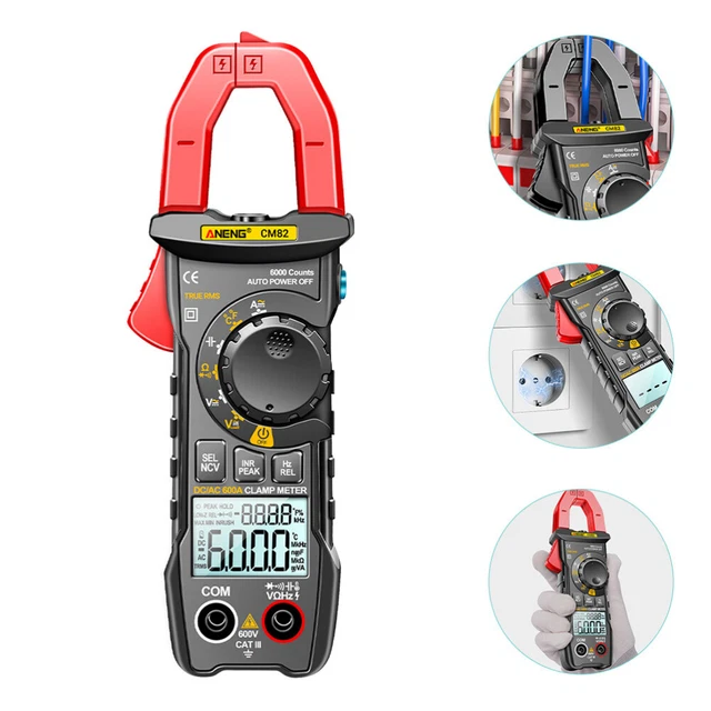 MULTIMETRO DIGITALE VOLTMETRO test volt ampere tester elettrico senza ...