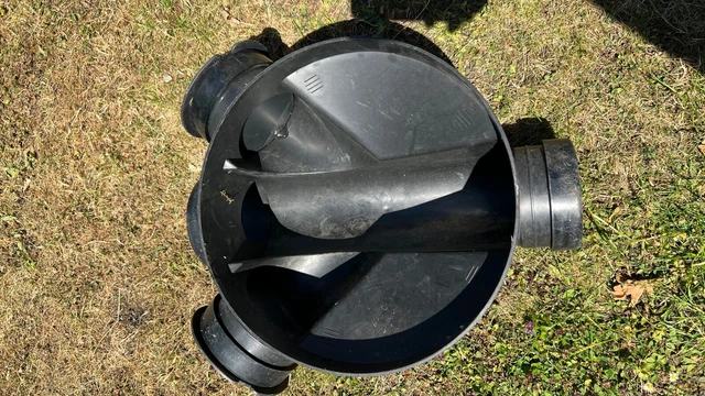 AQUAFLOW INSPECTION CHAMBER 110mm 3 Inlet Pipe Size 4" Underground ...