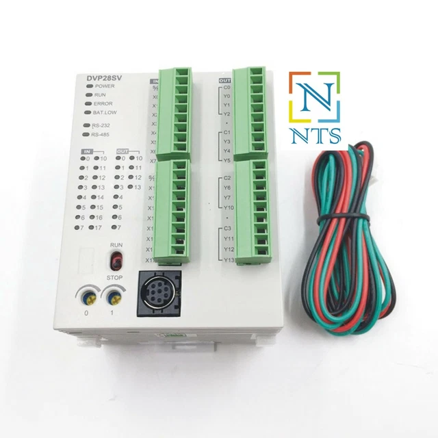 NEW & ORIGINAL Delta DVP28SV11R2 PLC CPU Module, 16DI+12DO, 24VDC ... NEW & ORIGINAL Delta DVP28SV11R2 PLC CPU Module, 16DI+12DO, 24VDC ...