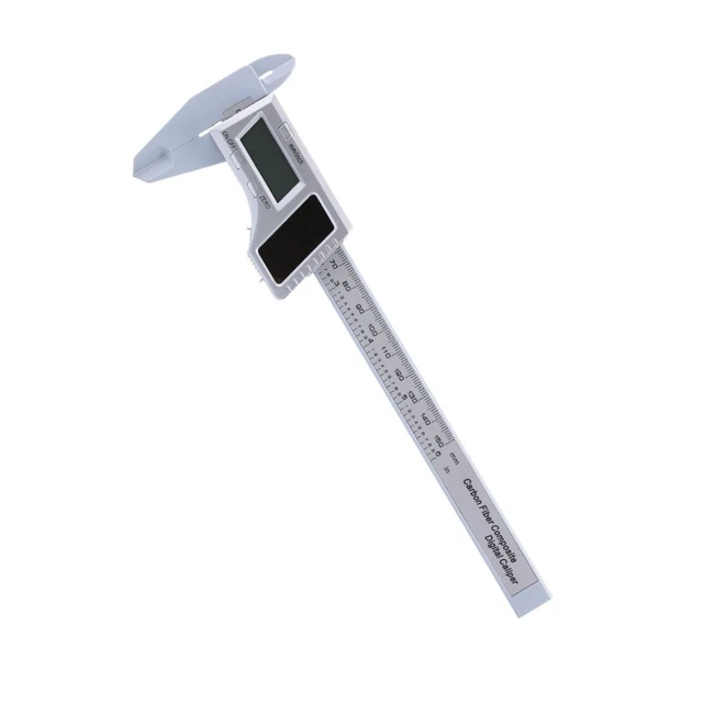 SOLAR POWERED PLASTIC Digital Caliper with Clear Scale and Fine ...
